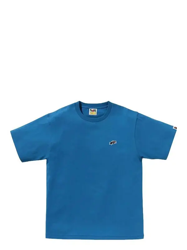 A BATHING APE Sta One Point Tee Shirt - Blue