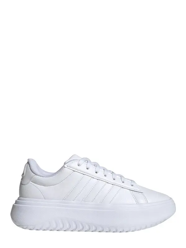 Adidas Grand Court Platform Sneakers - Cloud White/crystal White