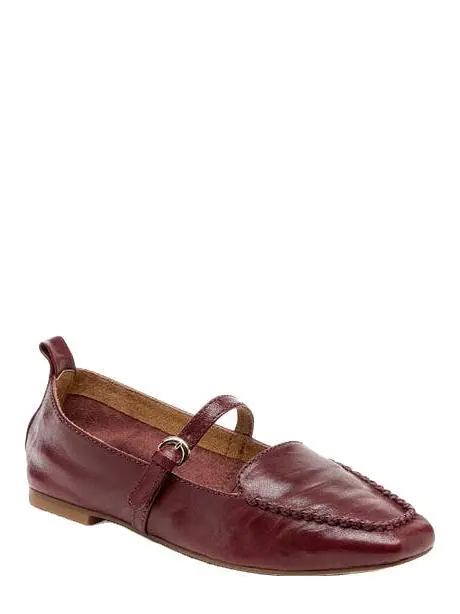 KELSI DAGGER BROOKLYN Ferry Mary Jane Loafer - Merlot