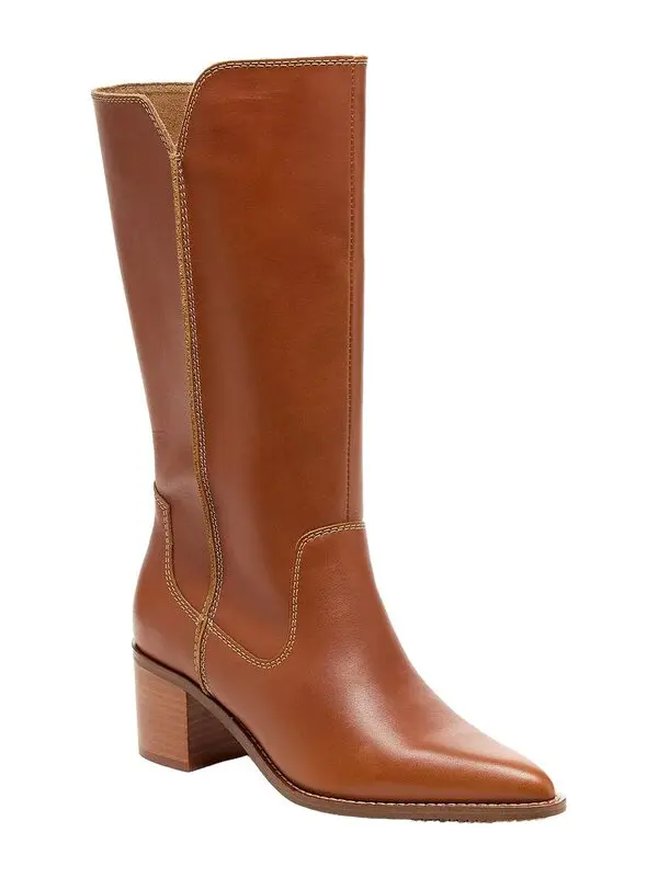 KELSI DAGGER BROOKLYN Marshall Pointed Toe Boots - Caramel