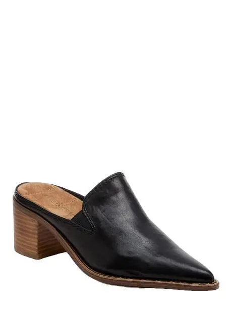 KELSI DAGGER BROOKLYN Mason Leather Loafer Mule - Black