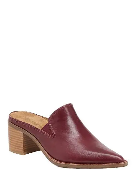 KELSI DAGGER BROOKLYN Mason Leather Loafer Mule - Merlot