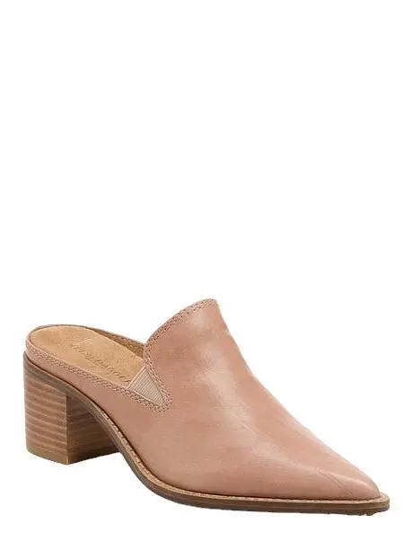 KELSI DAGGER BROOKLYN Mason Leather Loafer Mule - Pale Pink