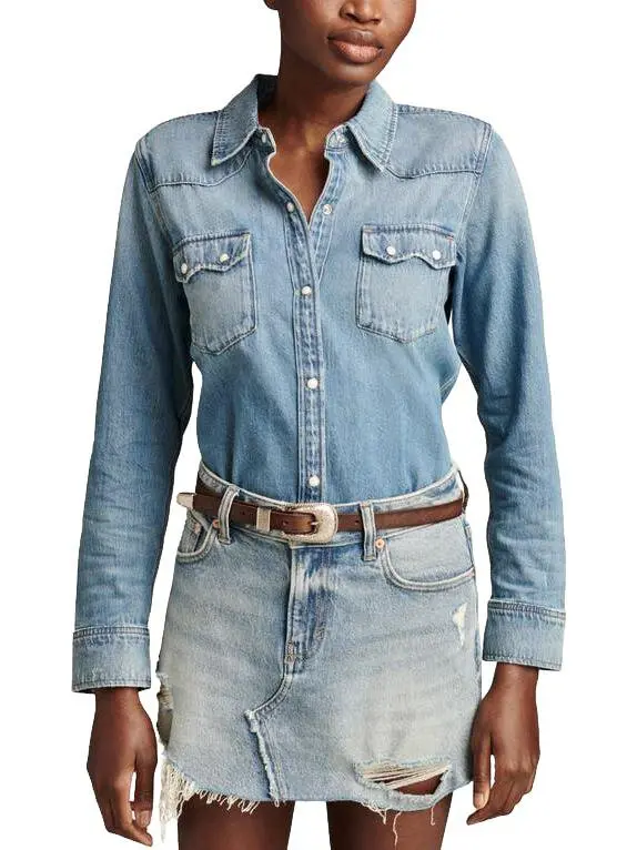 Lucky Brand Western Denim Shirt - American Dream