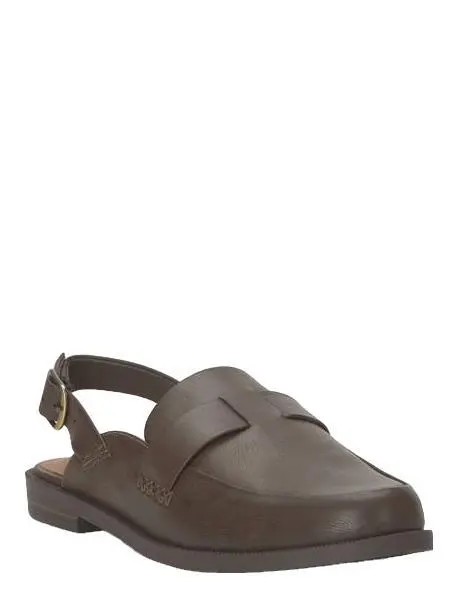 Lucky Brand Louissa Slingback Loafer - Dark Brown