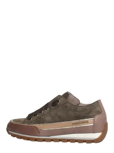 CANDICE COOPER Janis Striped Sneakers - Army Green