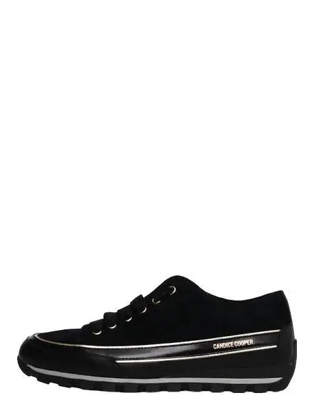 CANDICE COOPER Janis Striped Sneakers - Black