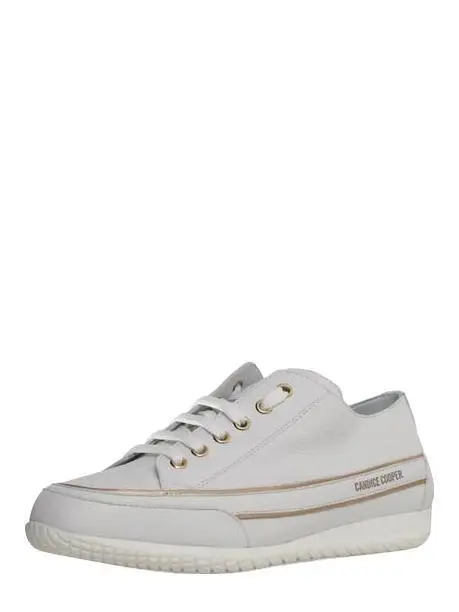 CANDICE COOPER Janis Striped Sneakers - White
