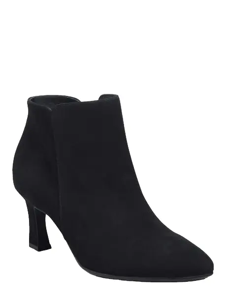 SOFFT Sasha Water Resistant Bootie - Black Suede