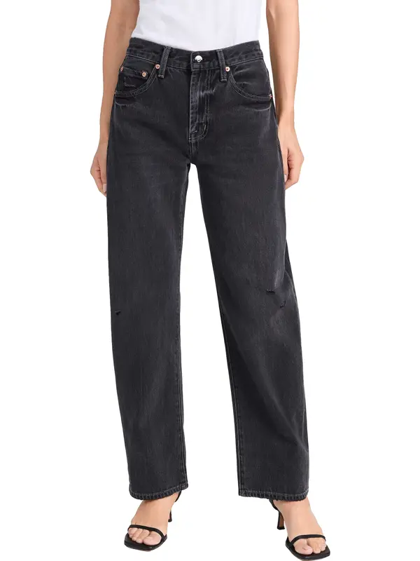 PISTOLA Lexi Straight Leg Jeans - Mercury