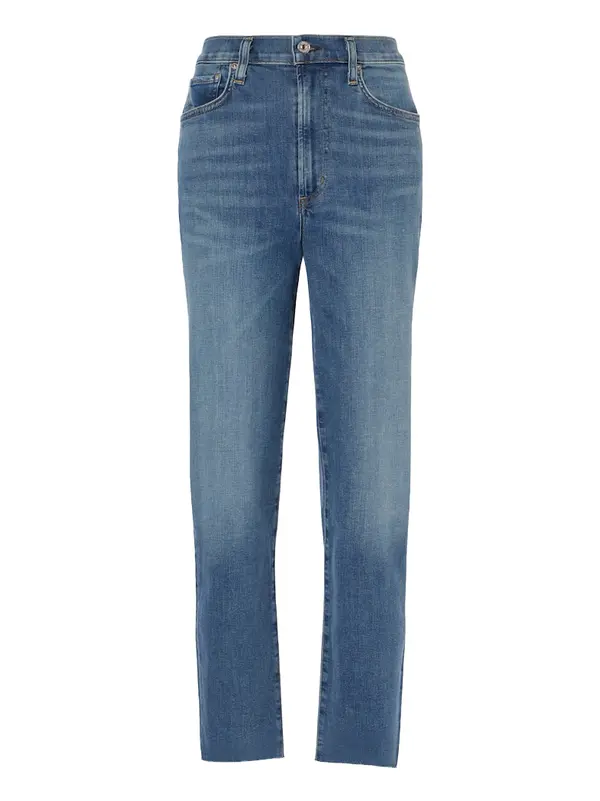 Citizens Of Humanity Caia High-rise Straight Jeans - Blue