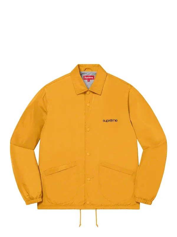 Supreme Five Boroughs Coaches Jacket - Yellow