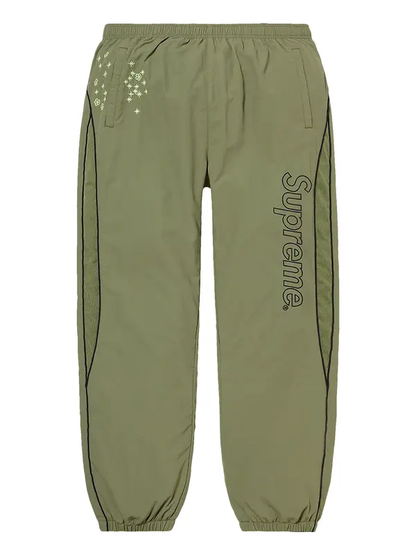 Supreme Aoi Glow-in-the-dark Track Pant 'olive - Green