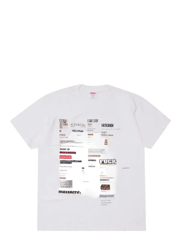 Supreme Cutouts Tee - White