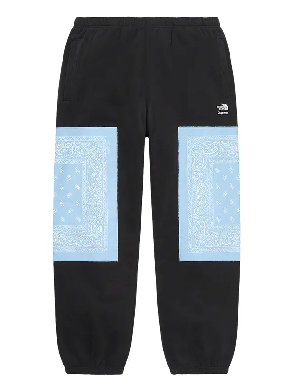 Supreme X The North Face Bandana Sweatpant - Black