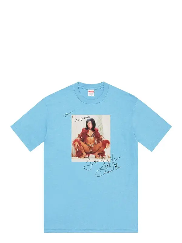 Supreme Lil Kim Tee 'light Slate - Blue