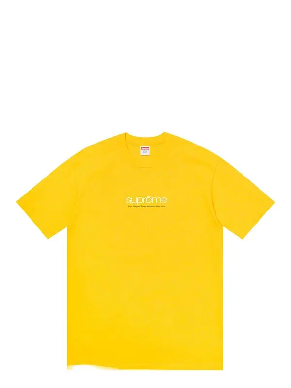 Supreme Five Boroughs Tee - Yellow