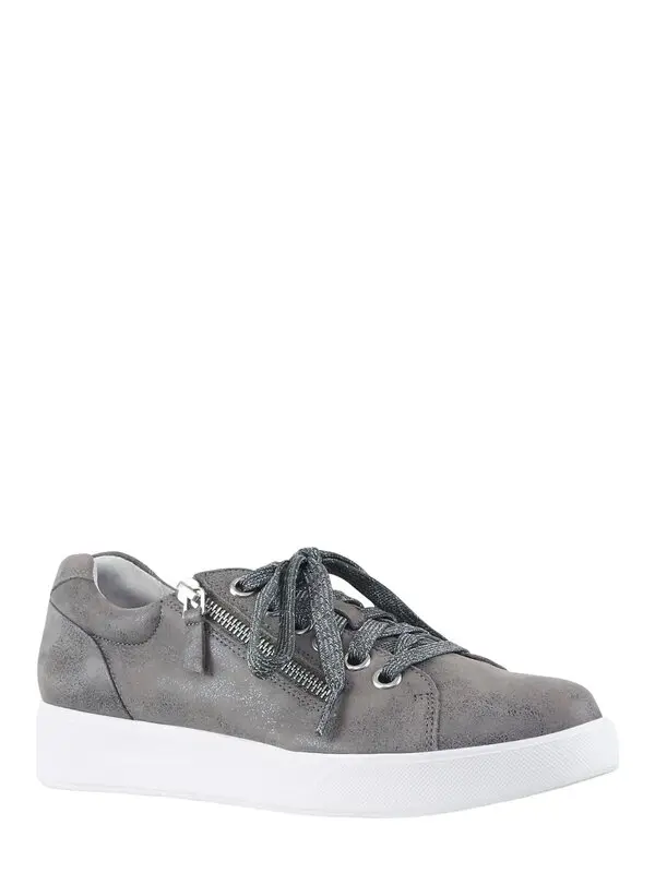 Munro Tilly Sneakers - Greige Leather