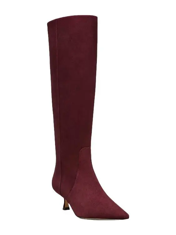 STUART WEITZMAN Naomi 50 Boot - Cabernet Suede