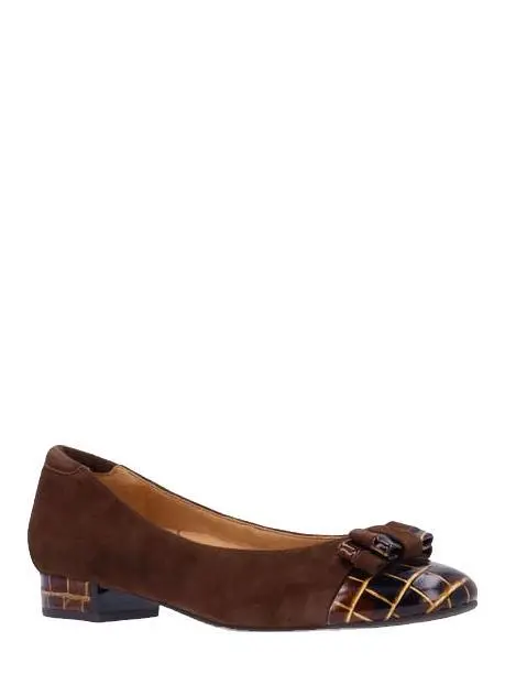 L'AMOUR DES PIEDS Farida Cap Toe Pumps - Chocolate