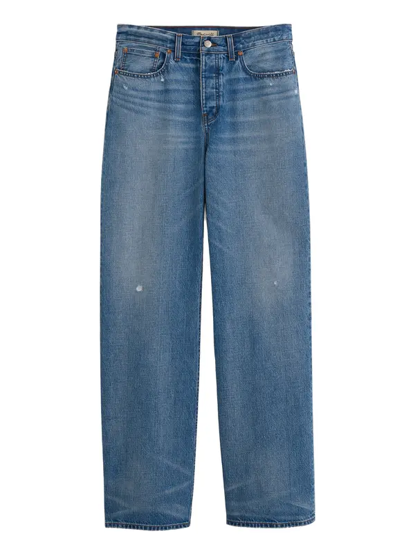 Madewell Low-slung Baggy Wide Leg Jeans - Hamburg Wash