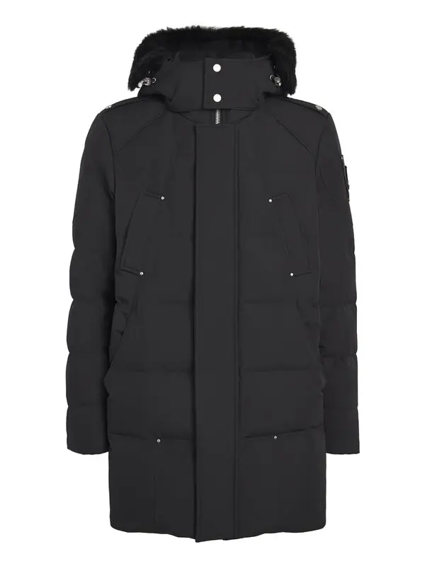 Moose Knuckles Down-padded Cloud Parka Coat - Black