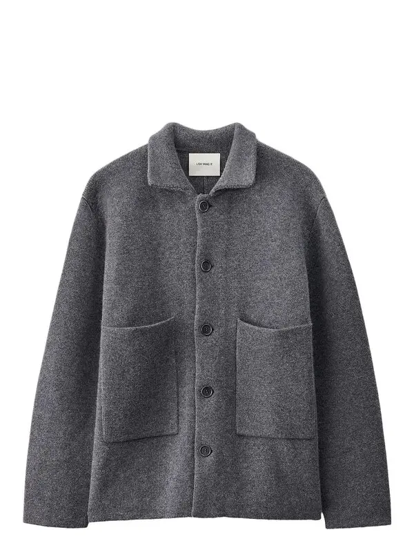 LISA YANG STORE Louis Cardigan Jacket - Graphite
