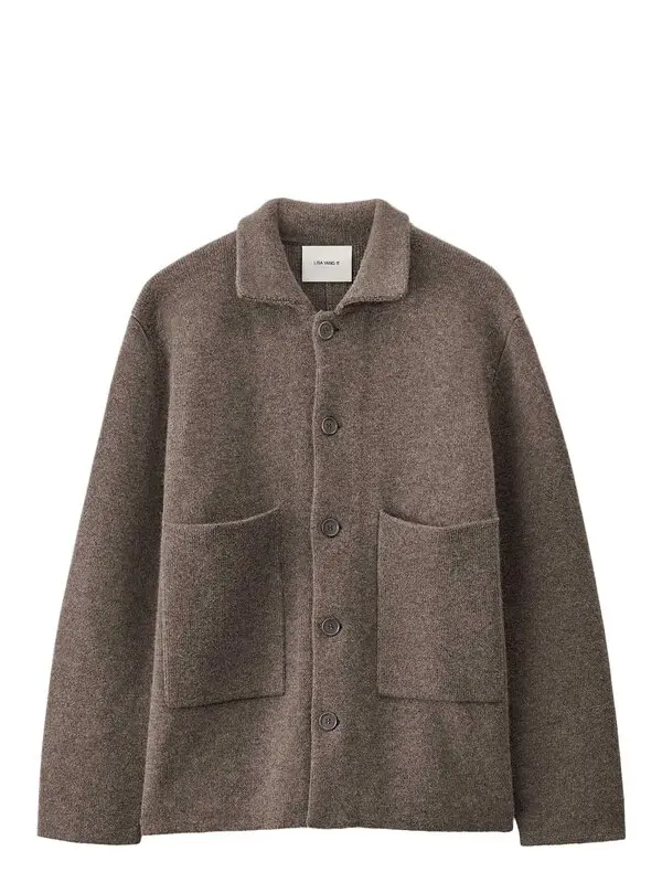 LISA YANG Louis Cardigan Jacket - Truffle