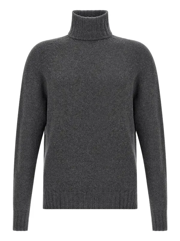 MA'RY'YA High Neck Sweater - Gray