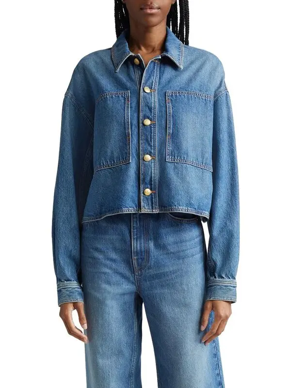 Ulla Johnson Bobbi Denim Jacket - Danube