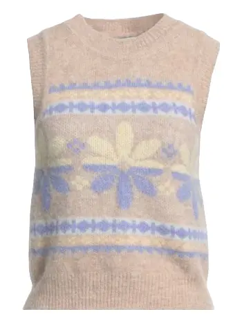 Sandro Knitted Sleeveless Sweater - Beige