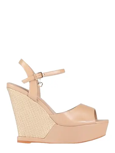 TUA BY BRACCIALINI Ankle Strap Wedge Sandals - Pink