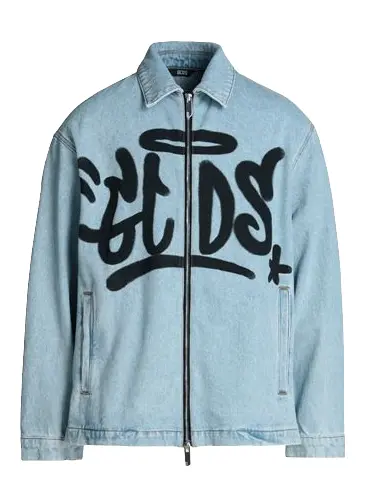 Gcds Denim Jacket - Blue