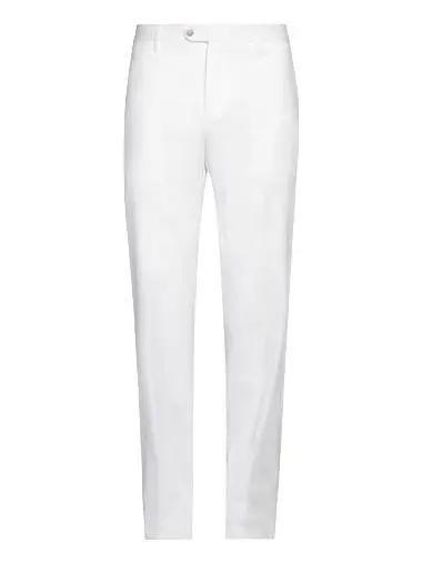 Fedeli Tailored Twill Pants - White