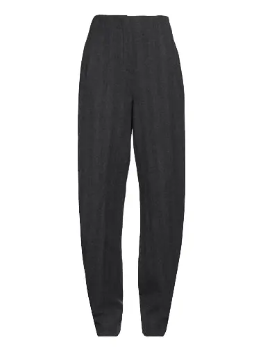 Emporio Armani Tapered Virgin Wool Pants - Grey