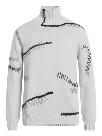 Emporio Armani Turtleneck Knit Top - Grey