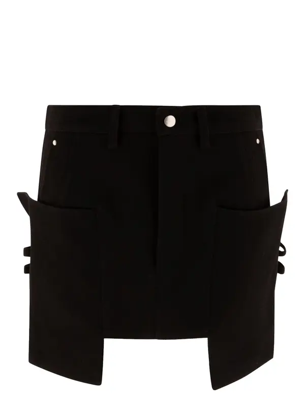 Rick Owens Stefan Mini Skirt - Black