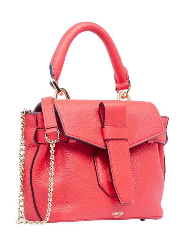 LANCEL Charlie Mini Handbag - Red