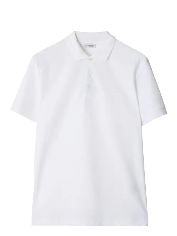 Burberry Ekd Polo Shirt - White
