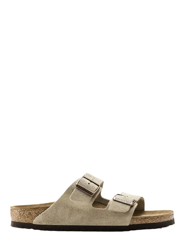 BIRKENSTOCK Arizona Suede Sandals - Neutrals
