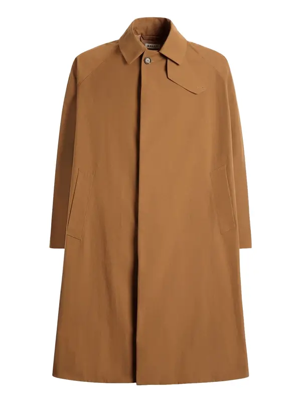 Bally High-neck Trench Coat - Brown
