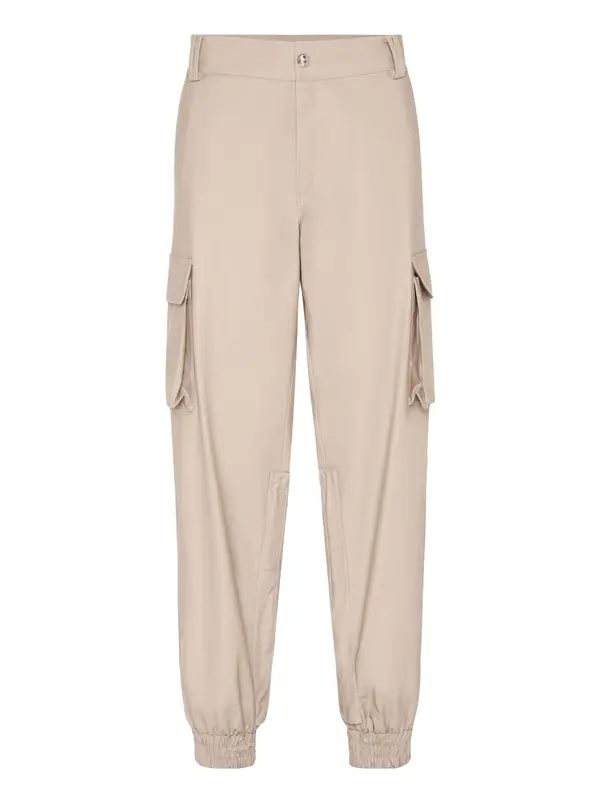 Philipp Plein Long Cargo Trousers - Neutrals