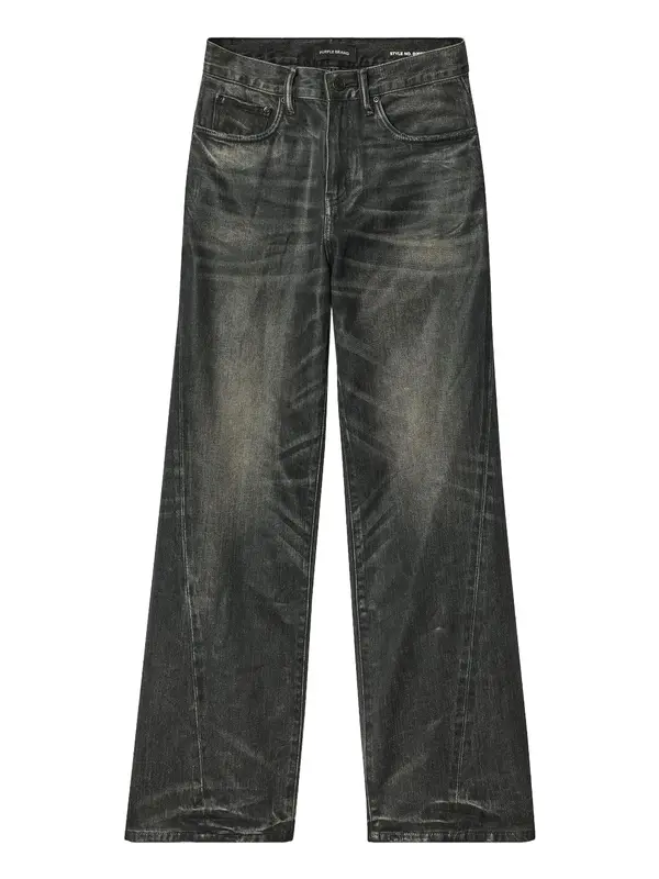 PURPLE BRAND Wide-leg Jeans - Black