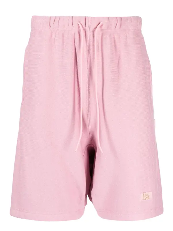 ADVISORY BOARD CRYSTALS Cotton Track Shorts - Pink