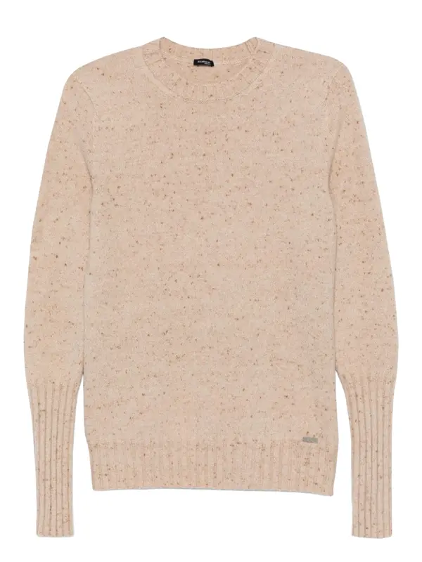 Kiton Speckle-knit Jumper - Neutrals