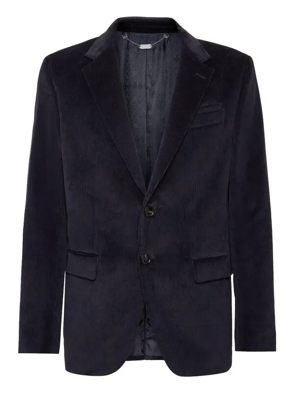 BILLIONAIRE Velvet Blazer - Blue