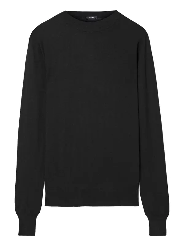 JOSEPH Cashair Cashmere Sweater - Black