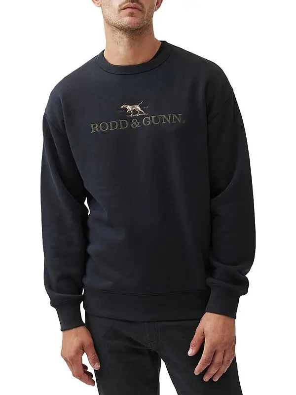 Rodd & Gunn Logo Sweatshirt - Ebony