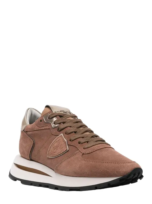 Philippe Model Tropez Haute Sneakers - Brown