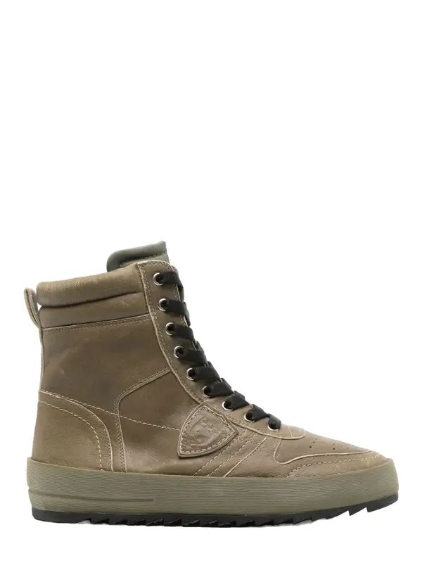 Philippe Model Nice Hi-top Sneakers - Green